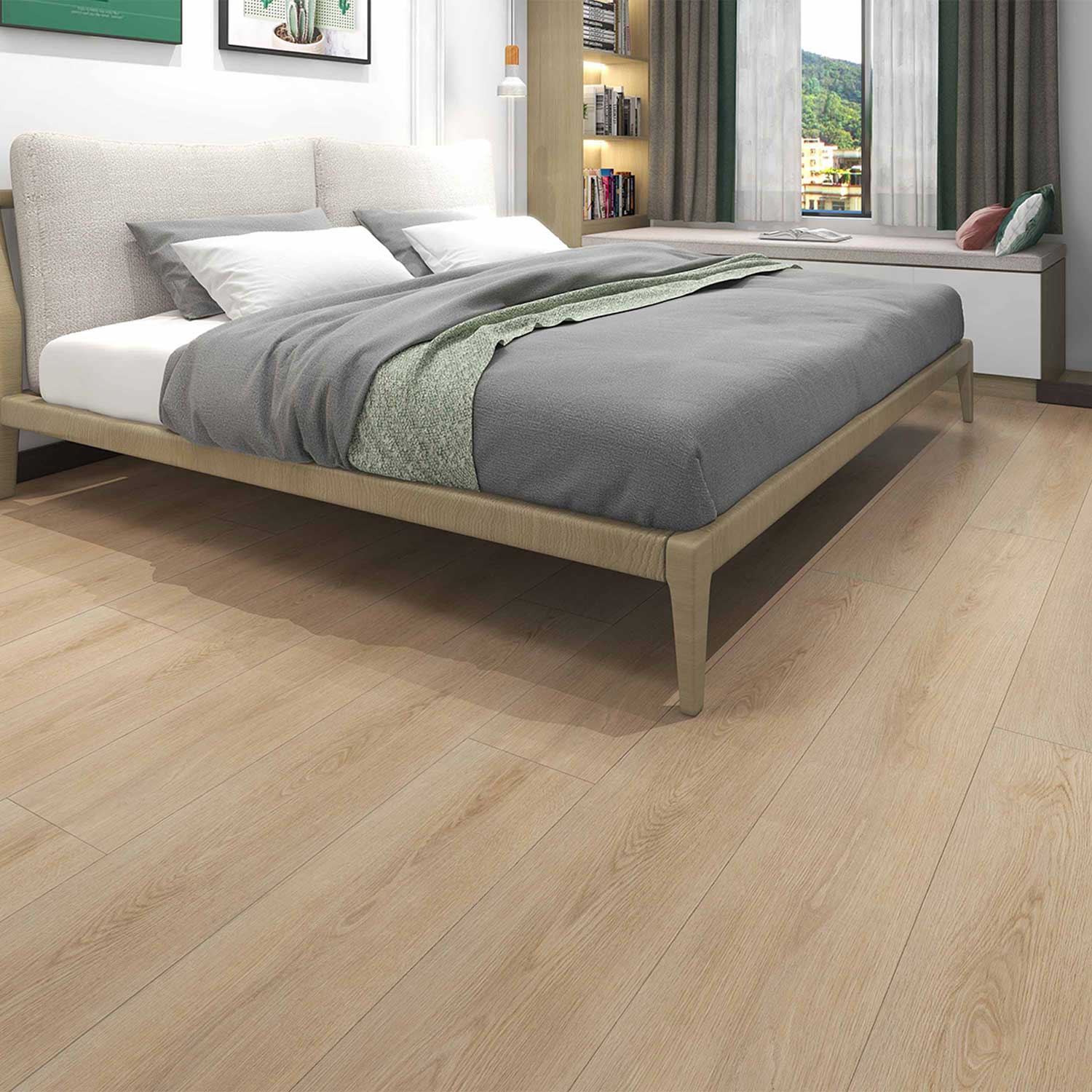 Parchet SPC Wood Slate Oak 204, 1220 x 228 x 5 mm, 2.503 mp