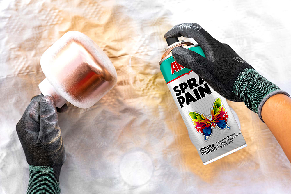 Vopseluri Vopsea marcaj spray fluorescenta Akfix verde 400 m...